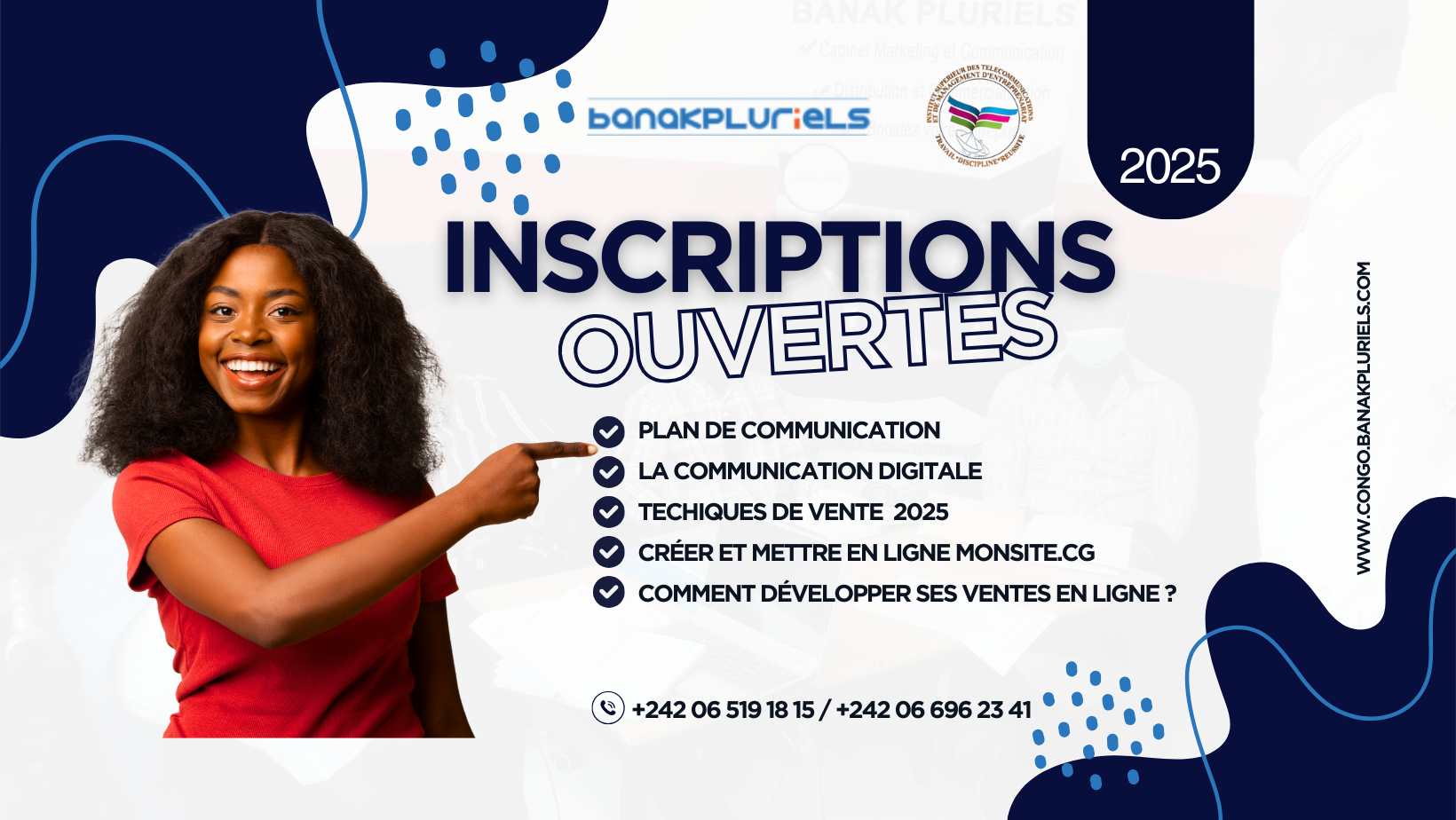 Formations qualifiantes 2025 au Congo Brazzaville - Le Congo d'Abord!